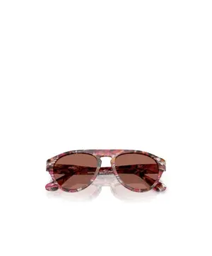 Persol Geometric Frame Sunglasses