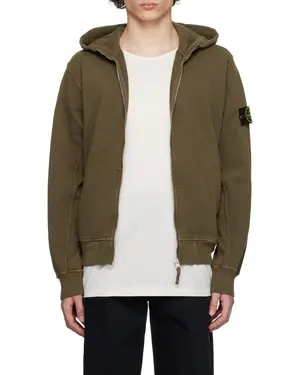 Stone Island Zip-up Hooded Jacket
