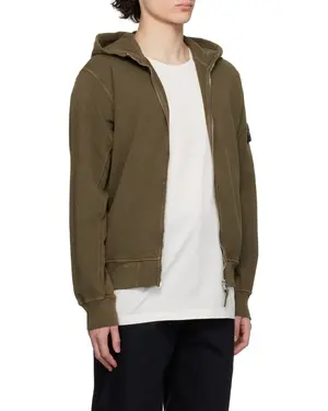 Stone Island Zip-up Hooded Jacket