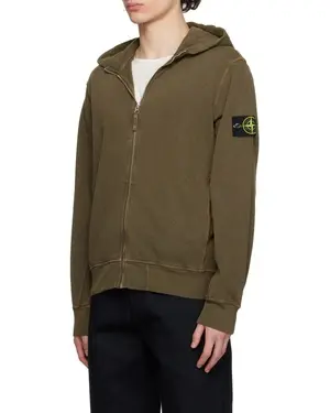 Stone Island Zip-up Hooded Jacket