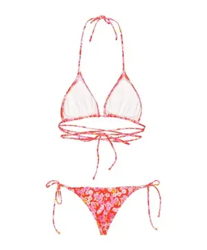 ROTATE BY BIRGER CHRISTENSEN Reina Olga Flower-print Bikini