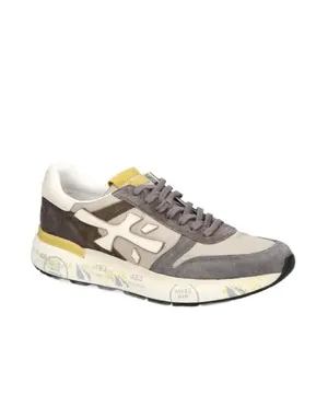 Premiata Round-toe Sneakers With Logo Detailing