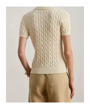 Ralph Lauren Cable Knit Polo Shirt