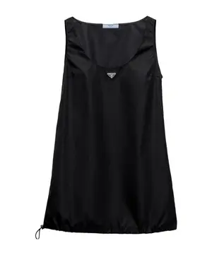 Prada Re-nylon Mini-dress - Black