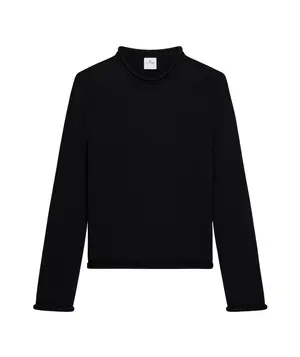 COURREGES Crew-neck Sweater - Black
