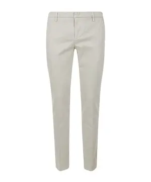 DONDUP Slim Tailored Pants - White