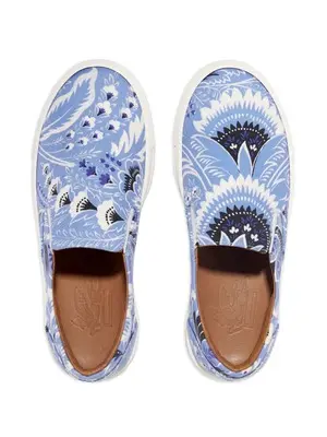 Etro Paisley-print Slip-on Trainers
