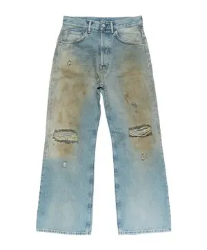 Acne Studios Jeans With Studs 2021m - Green
