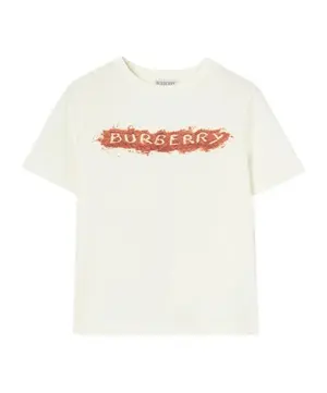 Burberry Sandy Logo Cotton T-shirt