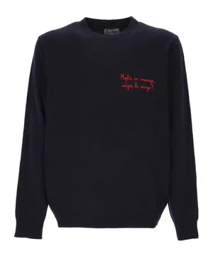 MC2 SAINT BARTH Crew Neck Sweater - Black