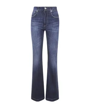 DONDUP Flared Mid-rise Jeans - Blue