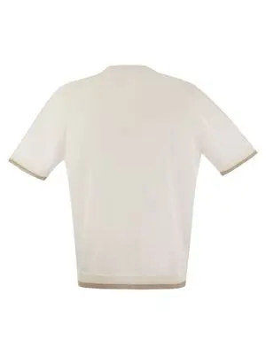 Peserico Ribbed Hem T-shirt