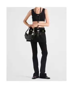 Prada Jersey Cropped Top