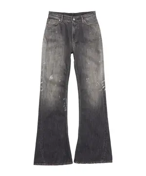 Acne Studios Logo-patch Jeans - Black
