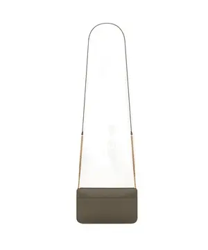 Saint Laurent Cassandre Logo Plaque Phone Holder - Light Musk