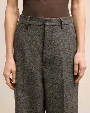 AMI Paris Wide-leg Fit Trousers