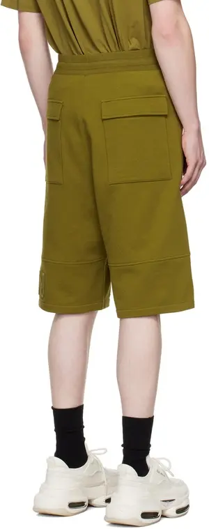 Balmain Reflective Logo Bermuda Shorts