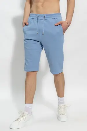 Balmain Drawstring Elastic Waist Track Shorts