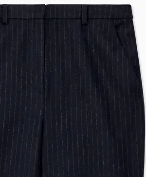 Emporio Armani Pinstripe Wool Blend Pants Signature Capsule