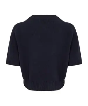 Prada Short Sleeve Crew Neck Knit Sweater