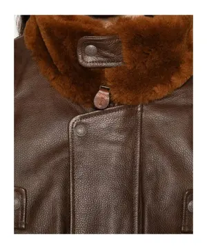 R13 Flap-pocket Leather Jacket