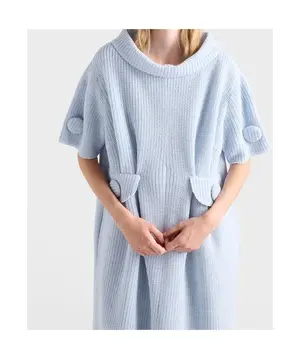 Prada Mouliné Wool Knit Dress