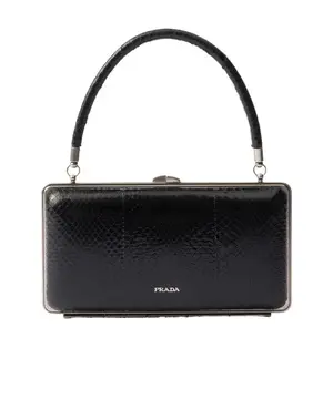 Prada Ayers Leather Clutch