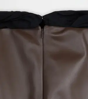 TOD'S Asymmetrical Hem Zip-up Skirt
