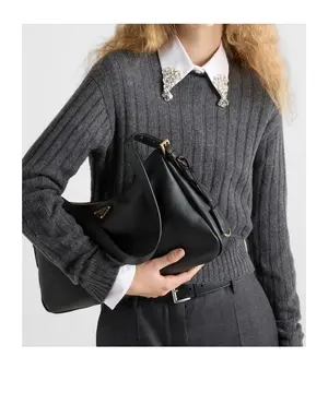 Prada Cropped Re-cashmere Sweater