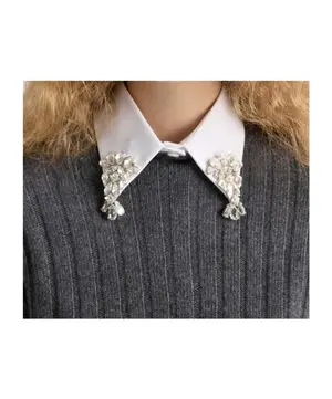 Prada Cropped Re-cashmere Sweater