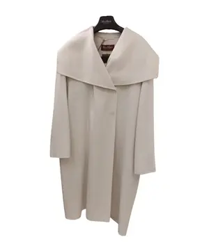 Max Mara Collared Coat - Nude