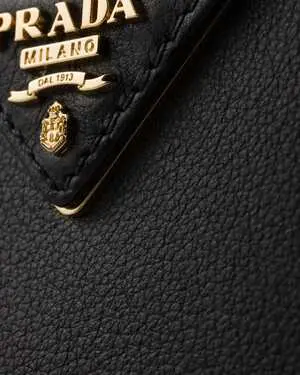 Prada Galleria Small Leather Bag - Black