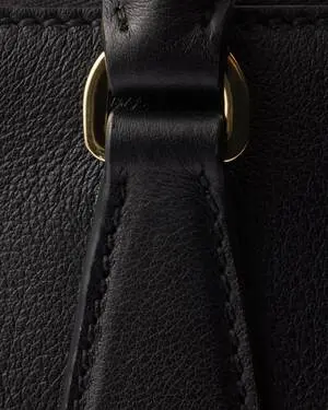 Prada Galleria Small Leather Bag - Black
