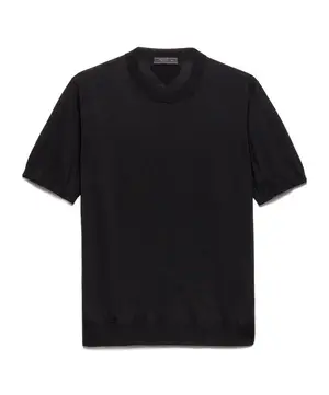 Prada Round-neck T-shirt - Black