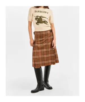 Burberry Crew Neck Short Sleeve Sweater