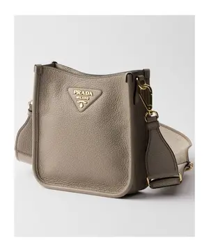 Prada Logo Plaque Crossbody Bag