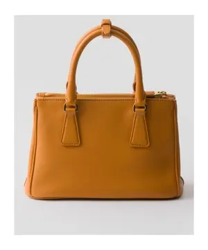 Prada Galleria Small Leather Bag - Brown