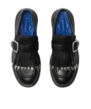 Burberry Cobble Loafers With Equestrian Knight Logo Detailing