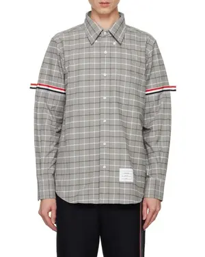 Thom Browne Tattersall-checked Cotton Shirt