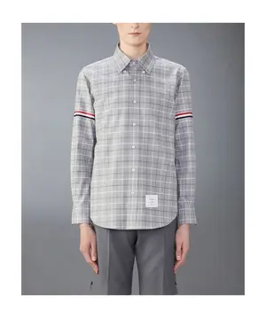 Thom Browne Tattersall-checked Cotton Shirt