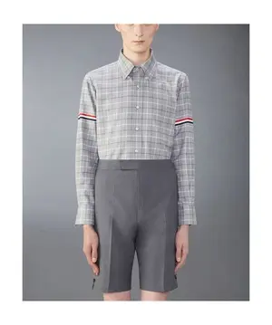 Thom Browne Tattersall-checked Cotton Shirt