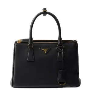 Prada Galleria Medium Leather Bag - Black
