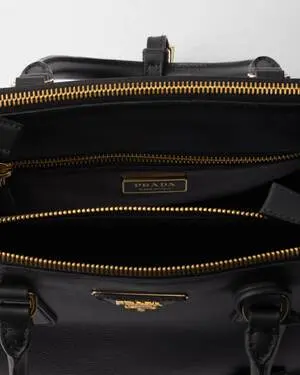 Prada Galleria Medium Leather Bag - Black