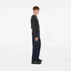 Burberry Cotton Blend Cargo Trousers