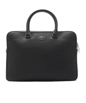 Burberry Knight Stamp Briefcase - Black