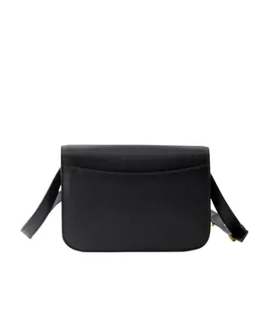 Prada Saffiano Leather Flap Shoulder Bag