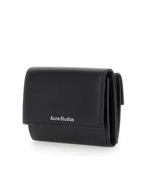 Acne Studios Logo Detailed Trifold Wallet