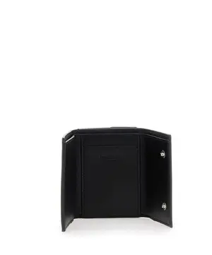 Acne Studios Logo Detailed Trifold Wallet