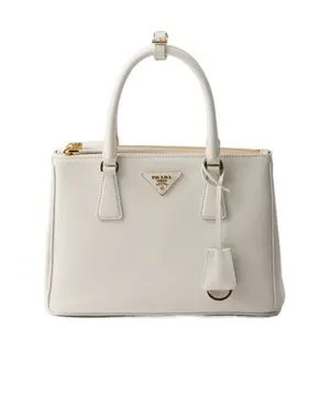 Prada Galleria Medium Leather Bag - White