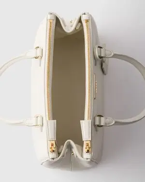 Prada Galleria Medium Leather Bag - White